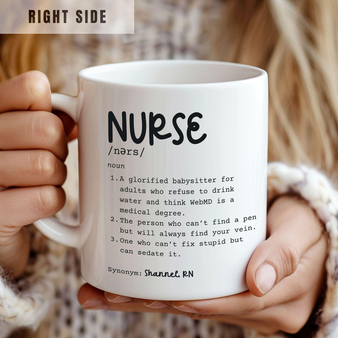 Personalized Coffee Mug for Nurses, Registered Nurse Coffee Cup, Gift ...