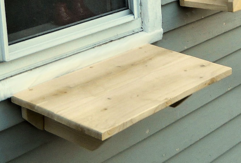 Cedar Cat Climbing Perch / Shelves Can Be Mounted on a Wall. Use ...