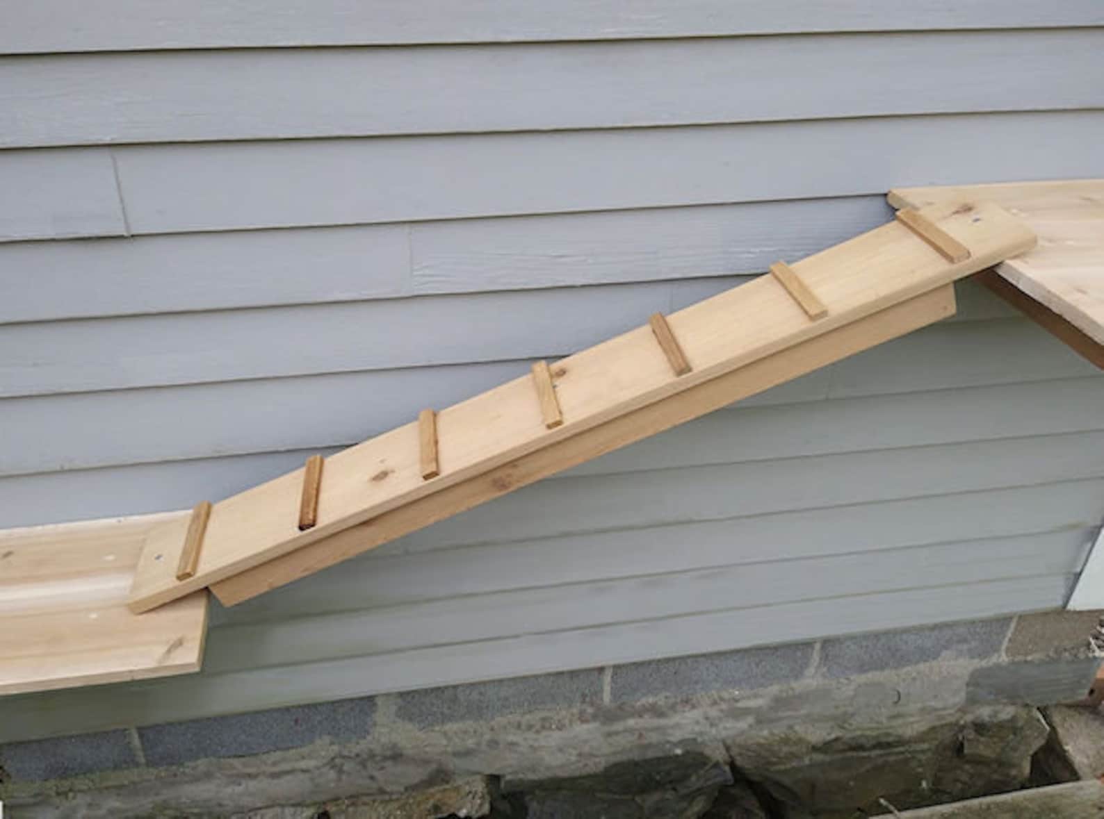Cedar Cat Climbing Ramps, One Can Be Mounted on a Wall the Other Used ...