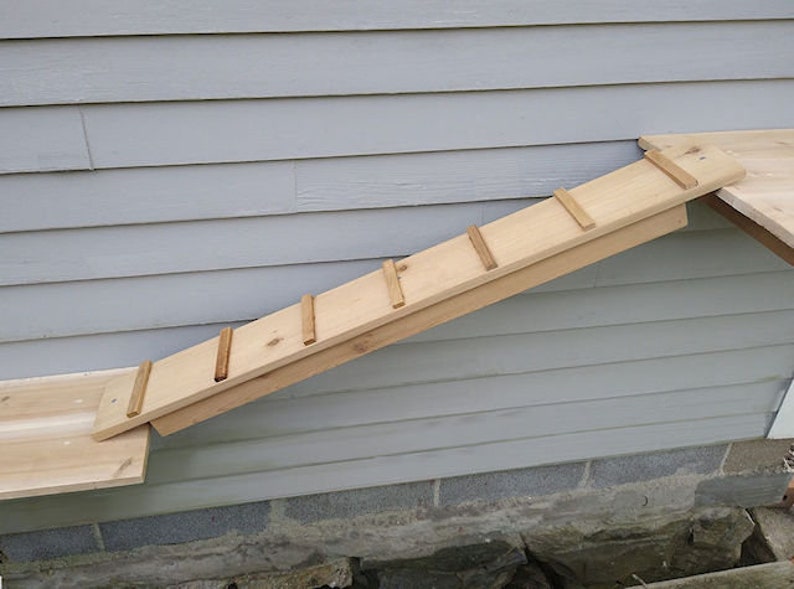 Cedar Cat Climbing Ramps, One Can Be Mounted on a Wall the Other Used ...