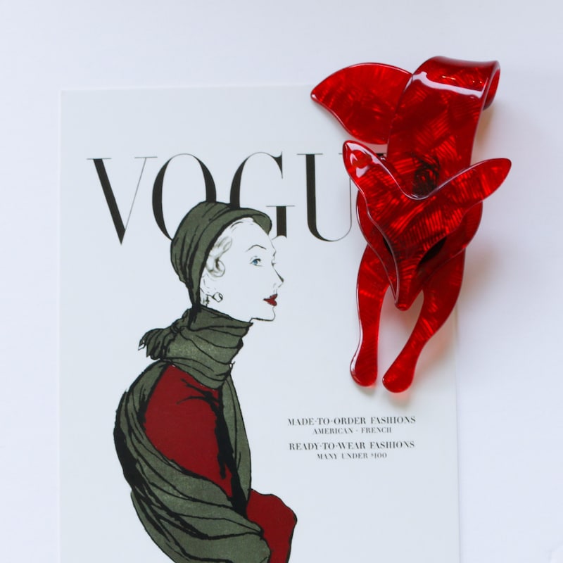 Léa Stein Acétate Brooch - Etsy