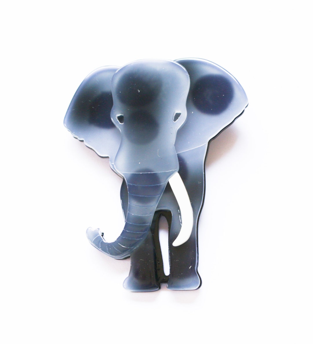 Elephant Pin, Large Elephant Brooch, Elephant Brooch Pin, Retro ...