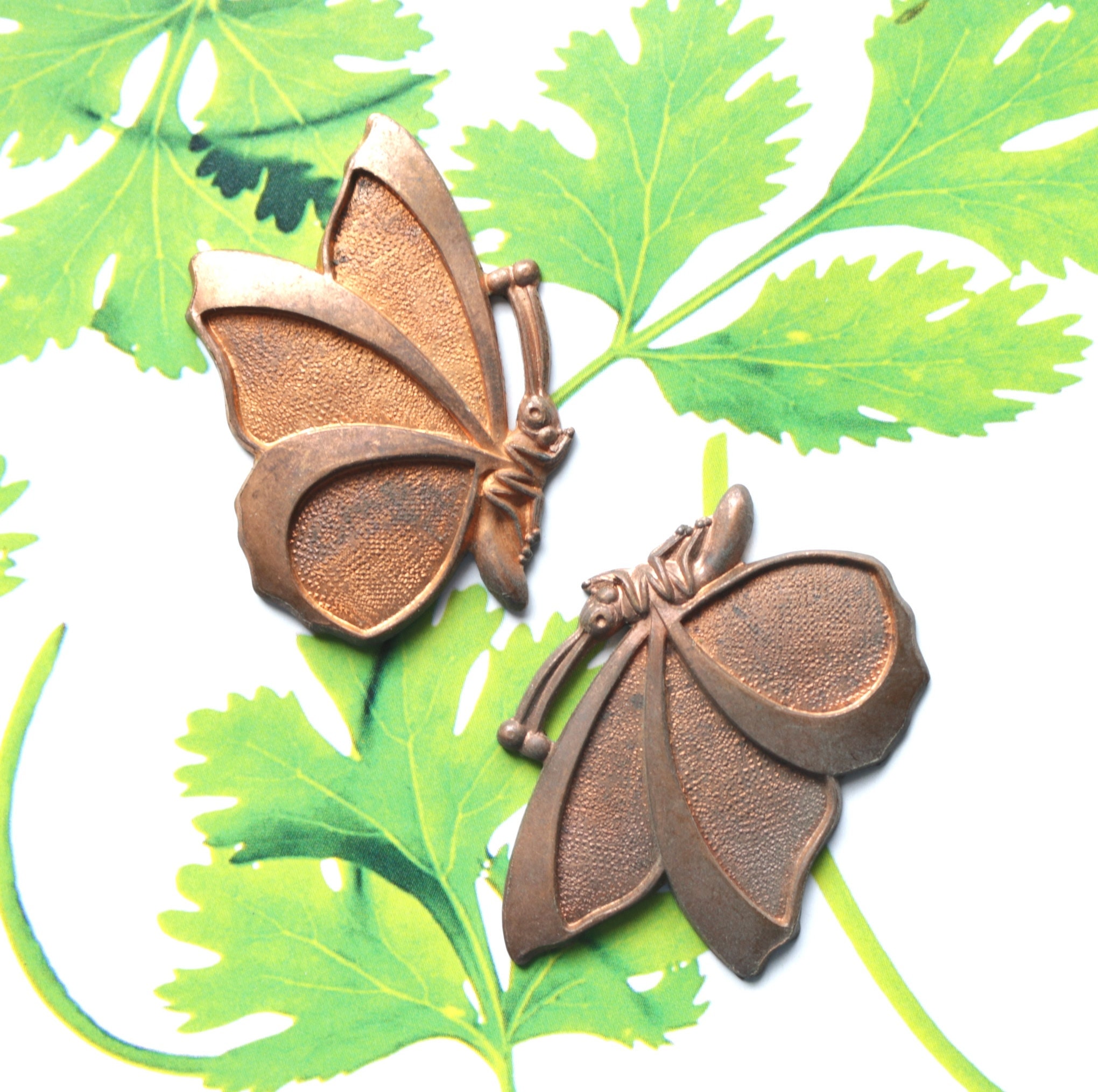 Huge Butterfly Metal, Large Butterfly Stamping, Raw Brass Stamping ...