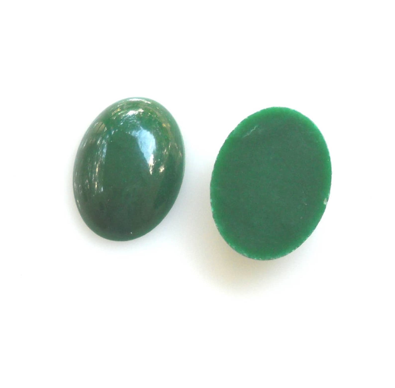 Oval Cabochons, Green Cabochon, Flat Back Cabochons, Acrylic Cabochons ...