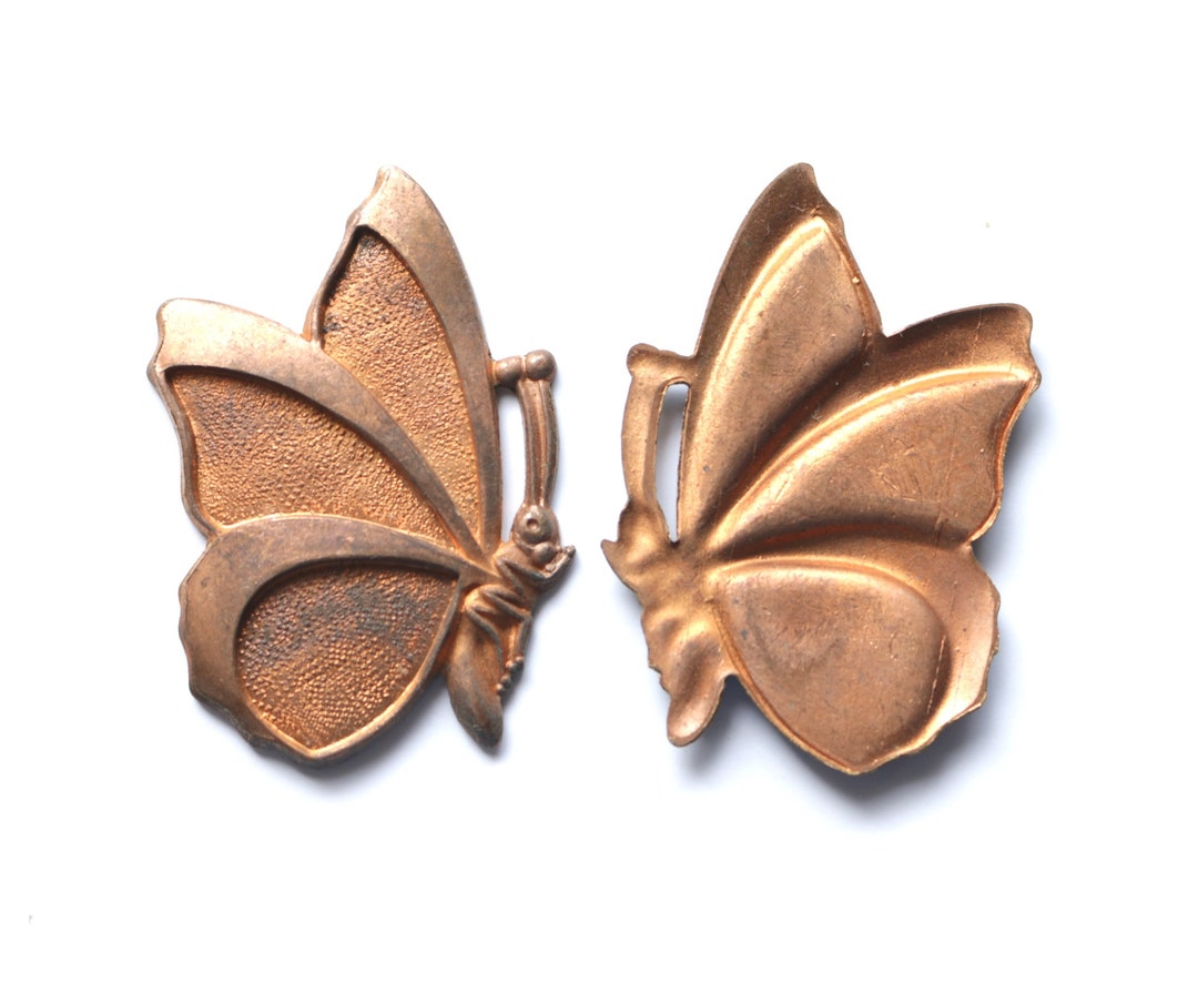 Huge Butterfly Metal, Large Butterfly Stamping, Raw Brass Stamping ...