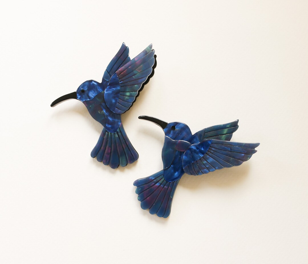 Bird Pin Brooch, Blue Bird Pin, Blue Bird Brooch, Vintage Bird Pin ...