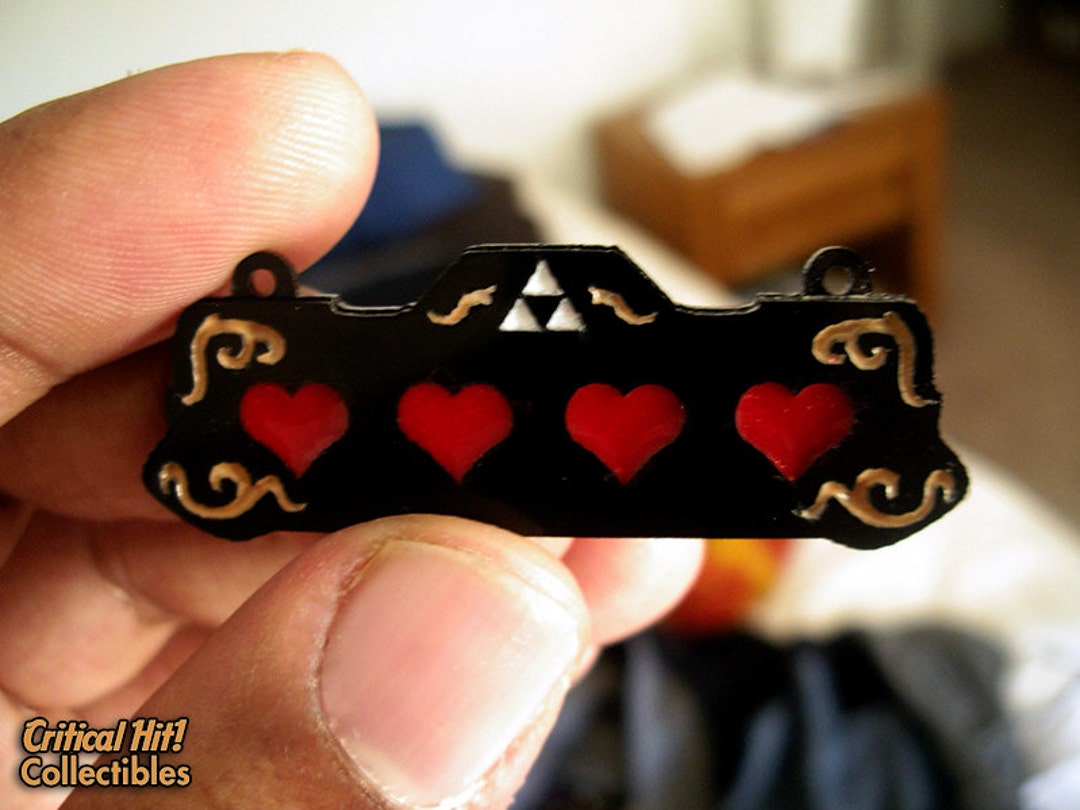Life Heart Pins - Video Game Jewelry Geek Pendant Fantasy Life - Etsy