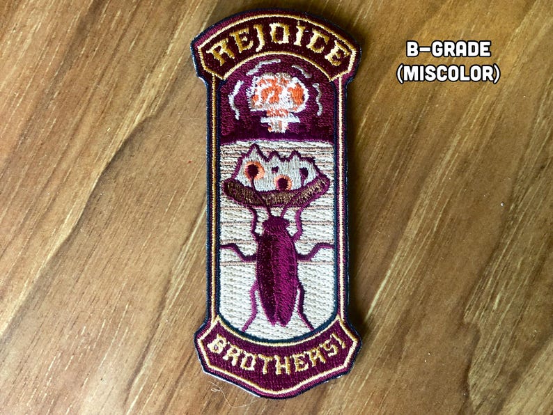 Rejoice Brothers - Iron-on Patch - Nuclear Apocalypse - Wasteland ...