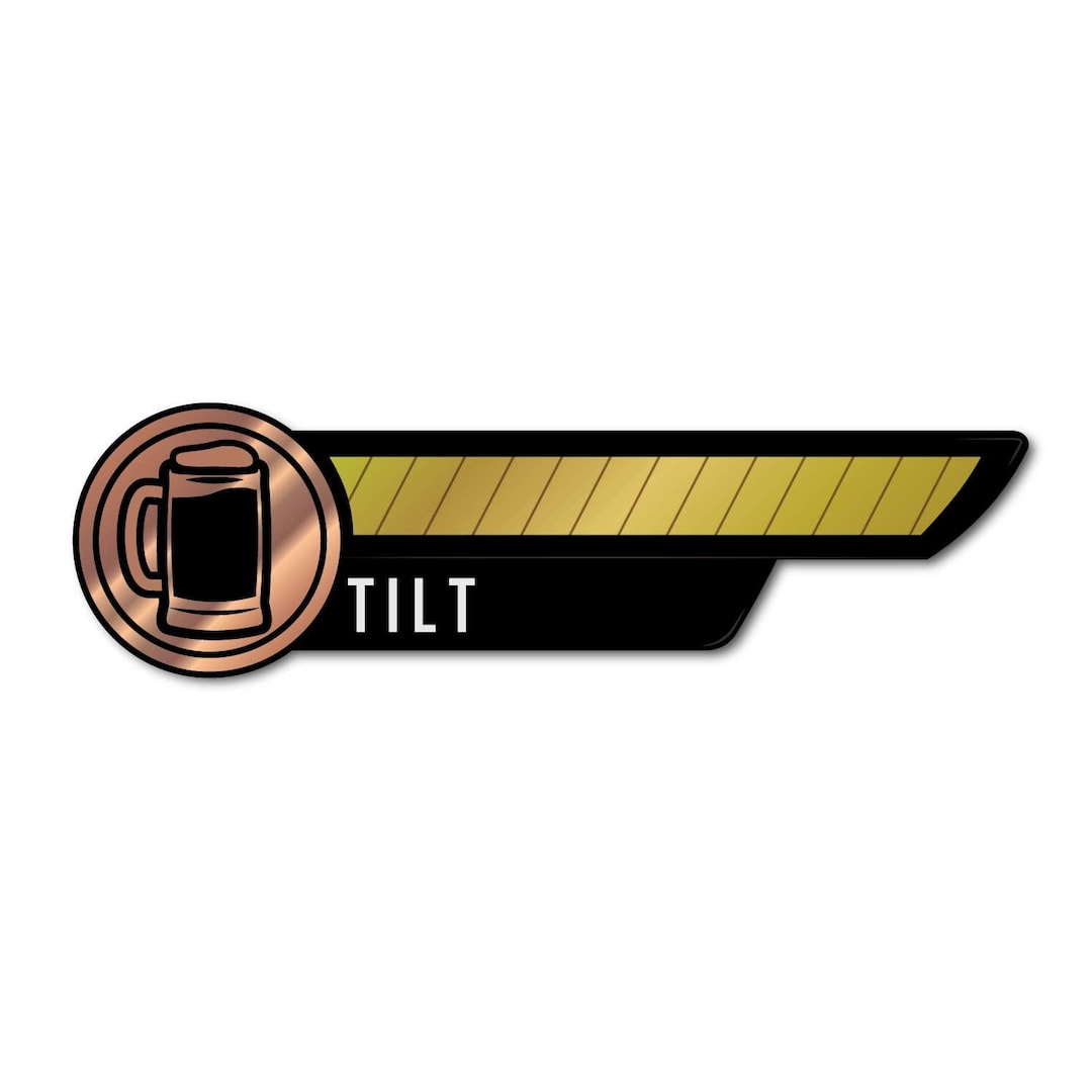 Tilt Meter Sticker - Gamer Decals Nerdy RPG Video Game Stickers Laptop ...