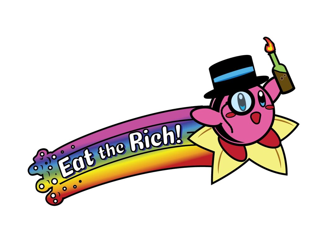 Eat the Rich - Punk Vinyl Decal - Anticapitalist Stickers - Etsy