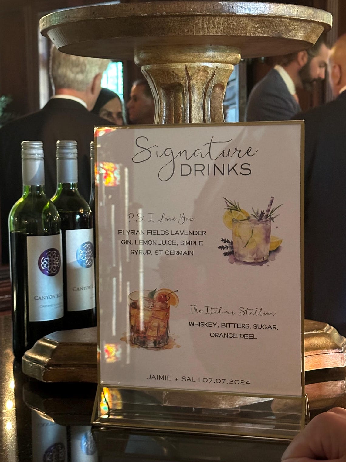Signature Drink Template - Etsy