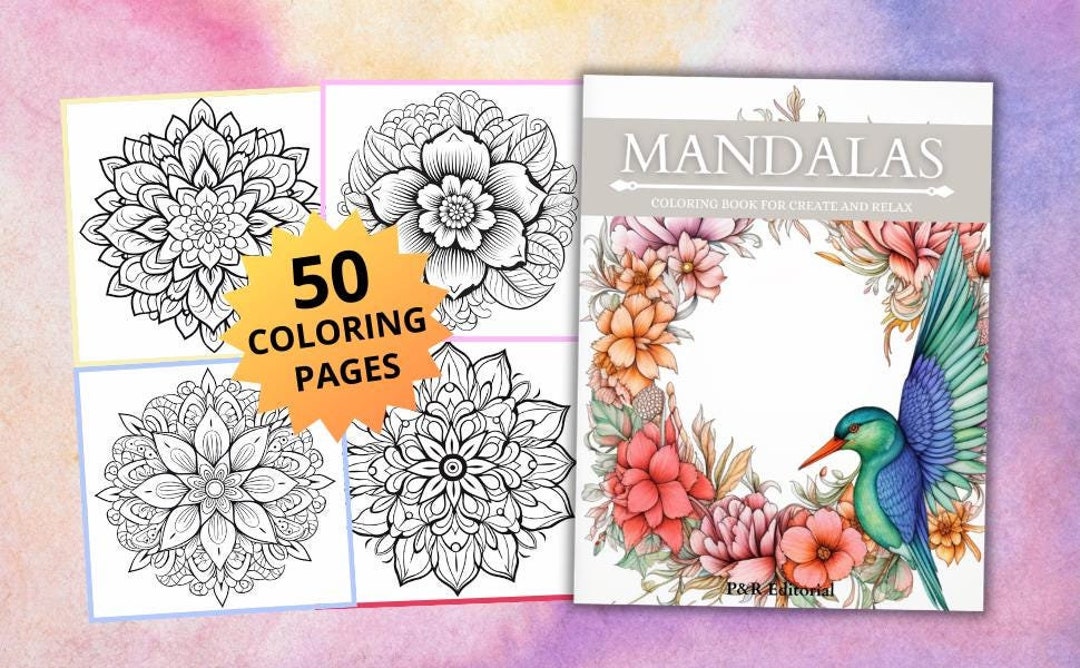 Relaxing Mandalas: Cozy Coloring Book With Great Variety of Mandalas ...