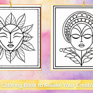 Modern Art: Creative Coloring Book for Relax and Awake the Imagination ...