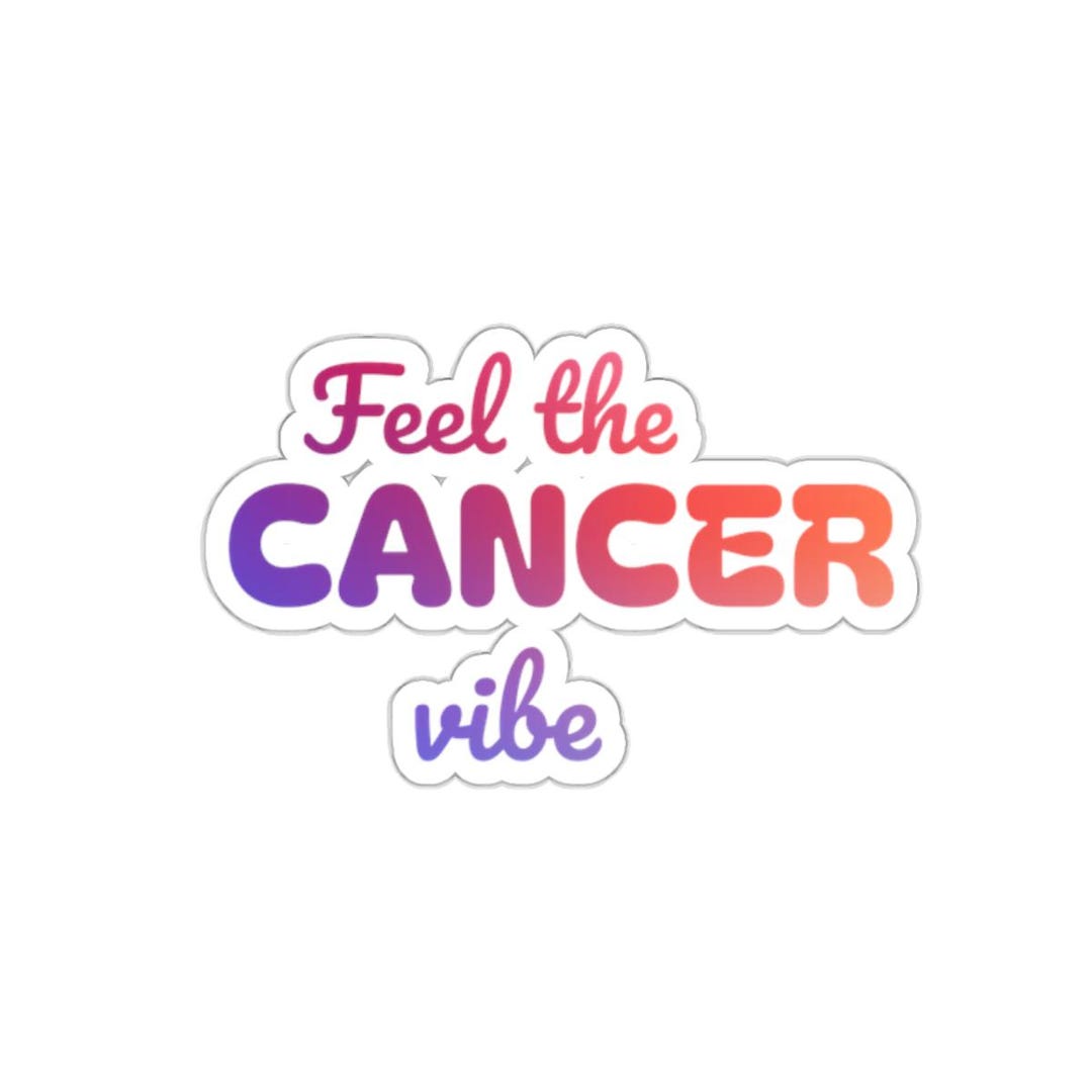 Cancer Zodiac Sign Sticker, Astrology Decal, Horoscope Laptop Label ...