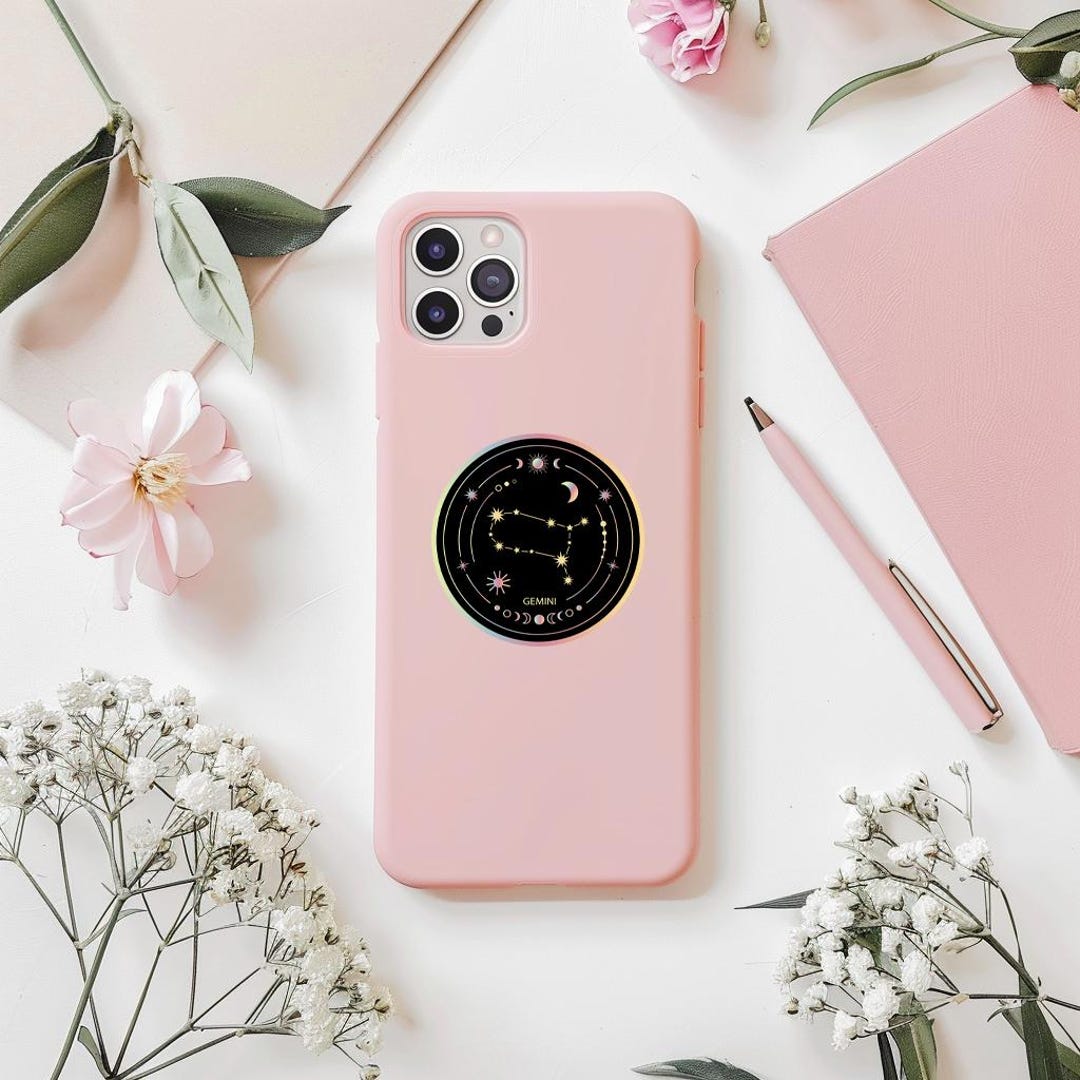 Zodiac Star Sign Sticker | Celestial Astrology Water Resistant Phone ...
