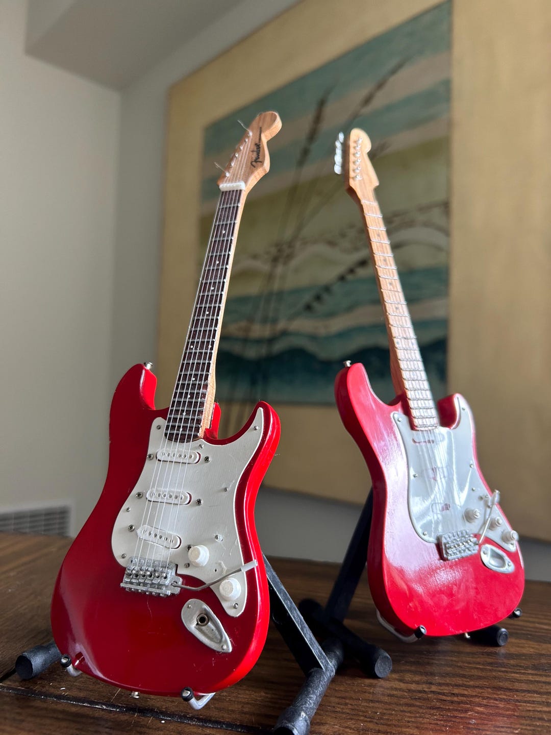 Fender Stratocaster Mini Red Electric Guitar Official Fender Replica - Etsy