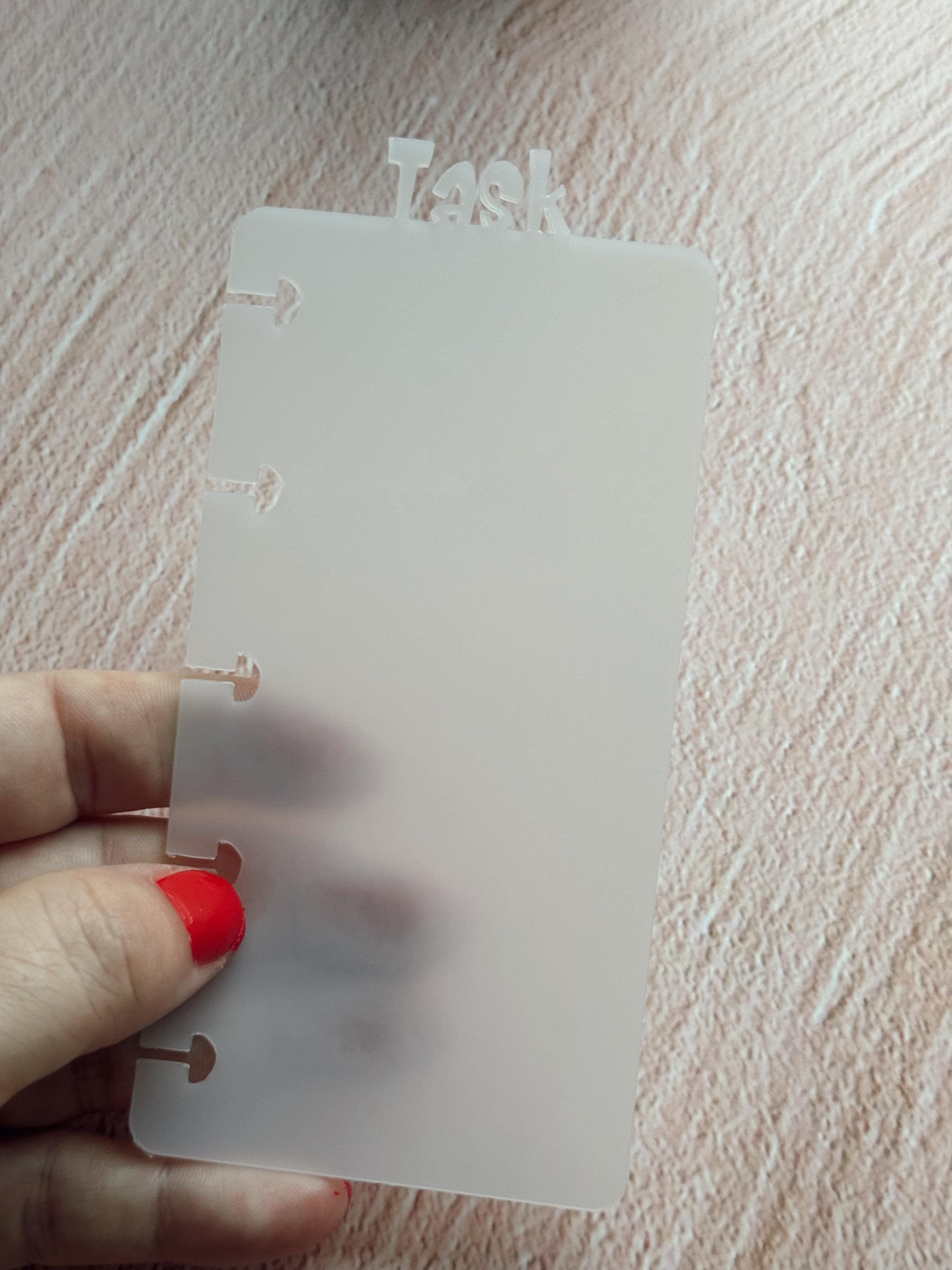 Planner Bookmark- Frosted Plastic |set of 5| , Happy Planner ...