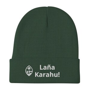 Guam Seal Chamorro Laña Karahu Embroidered Beanie - Etsy