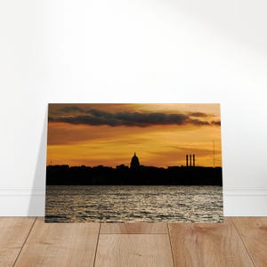 Sunset Cityscape Print - Madison Wisconsin Capital - Digital Download ...