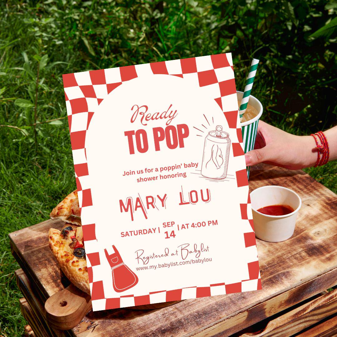 Ready to Pop Soda Theme Baby Shower Invite - Etsy