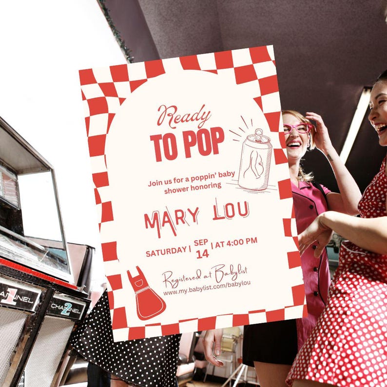 Ready to Pop Soda Theme Baby Shower Invite - Etsy