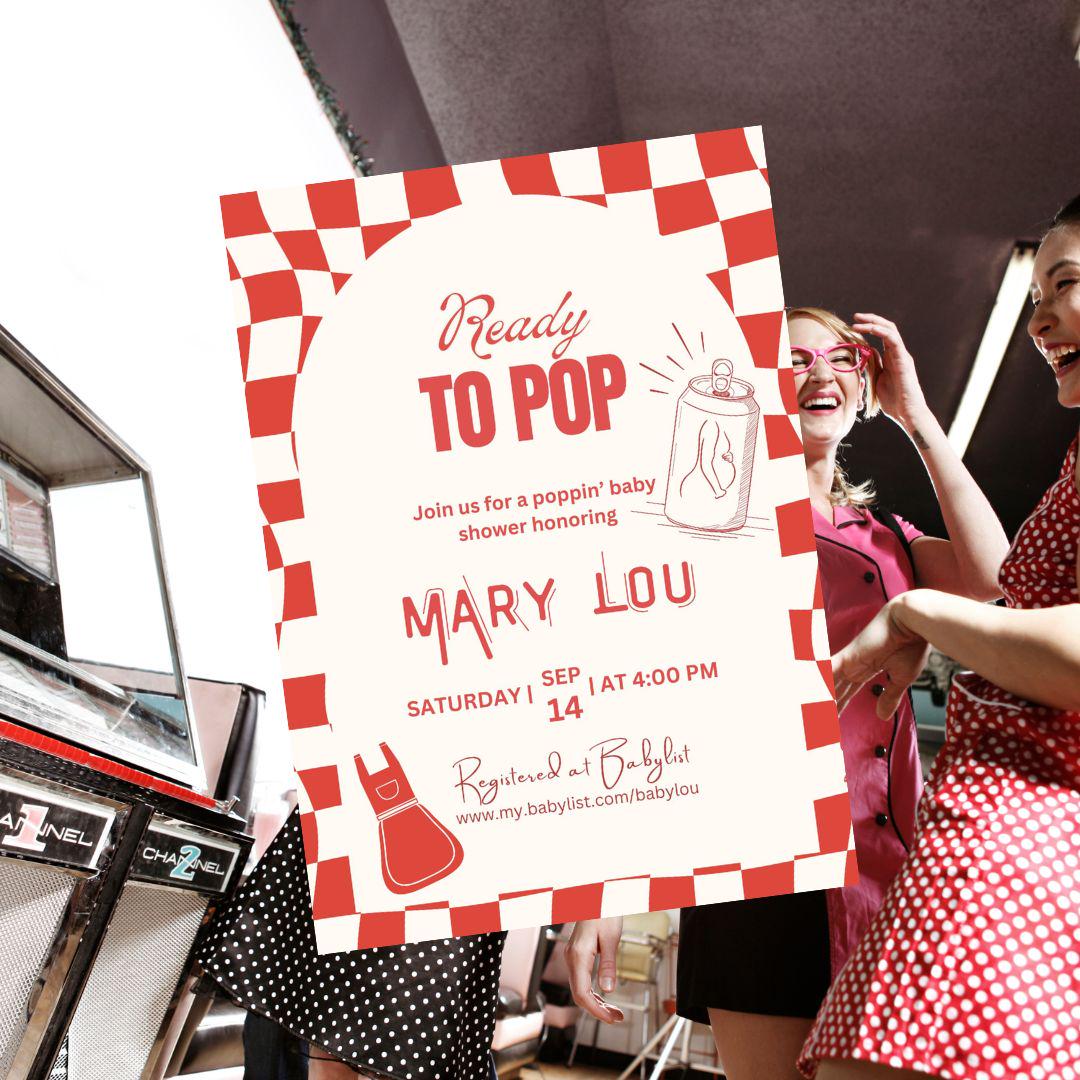 Ready to Pop Soda Theme Baby Shower Invite - Etsy