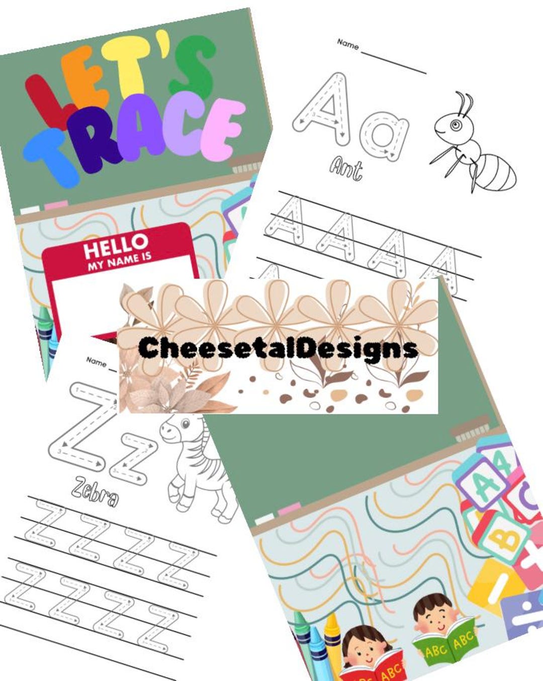 Tracing Pad for Kids - Etsy