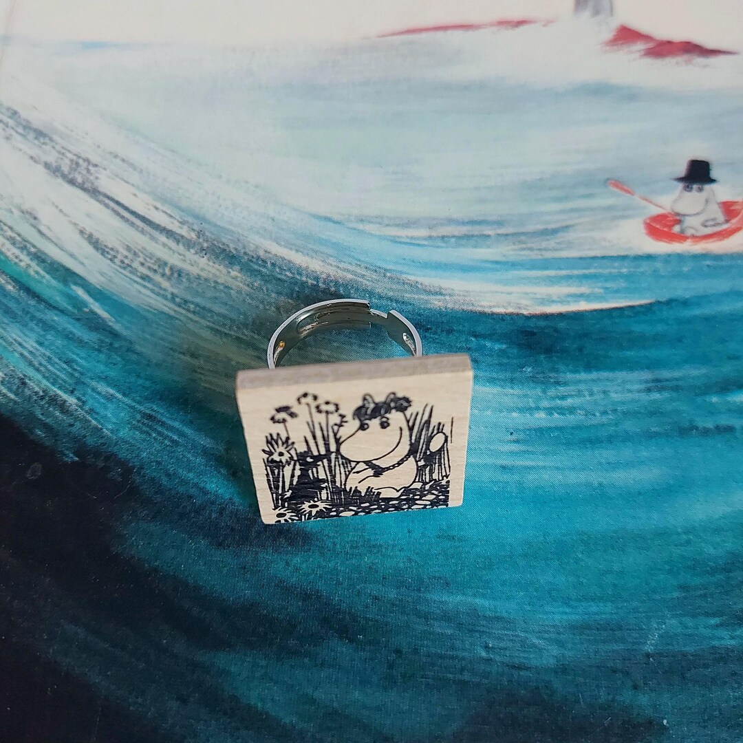 Moomin Ring by Aarikka Finland and Moomin Characters - Etsy