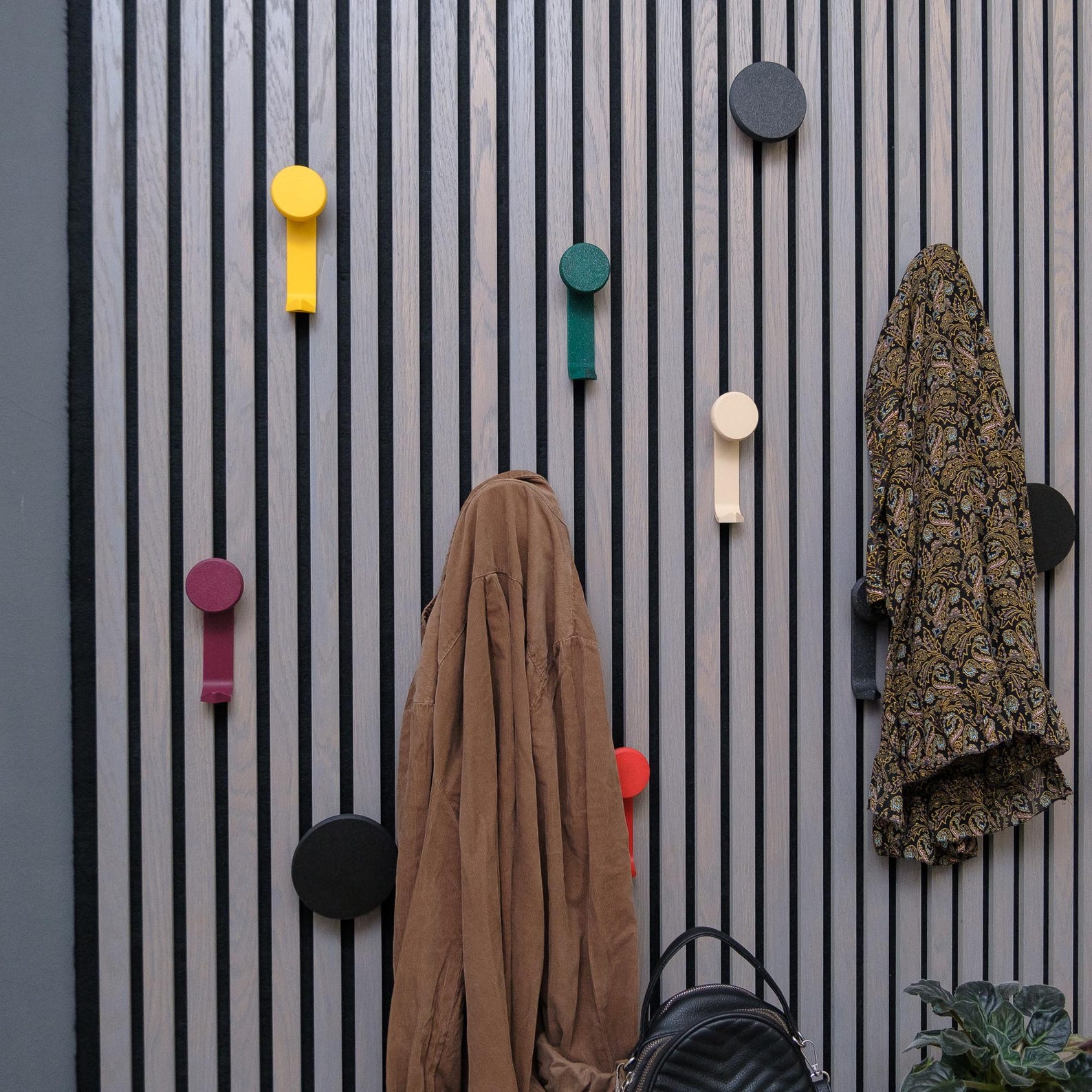 Colorful 3D Printed Acoustic Panel Hooks, Acoustic Slat Wall Hooks ...