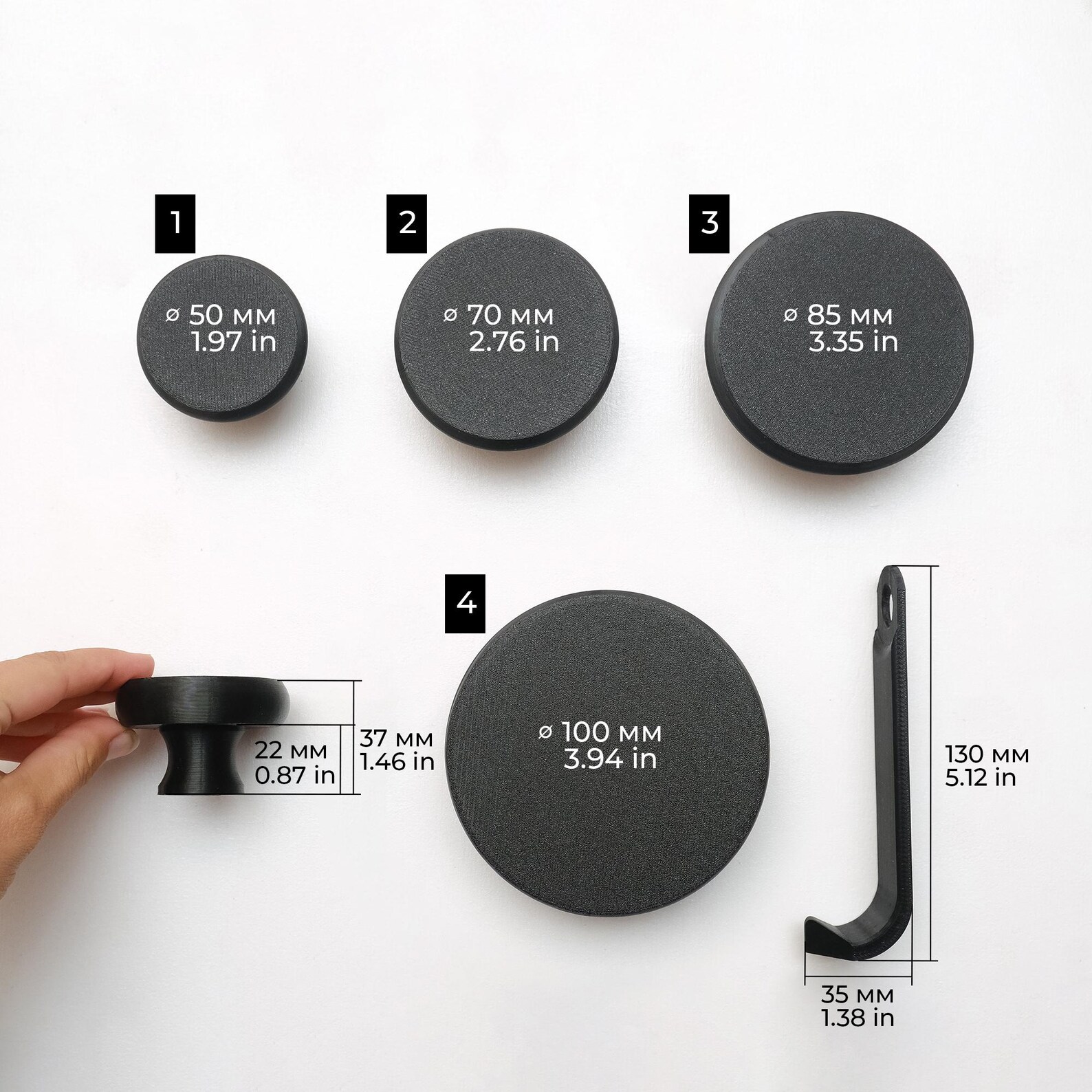 3D Printed Acoustic Panel Hooks for Modern Homes, Decorative Wall Panel ...