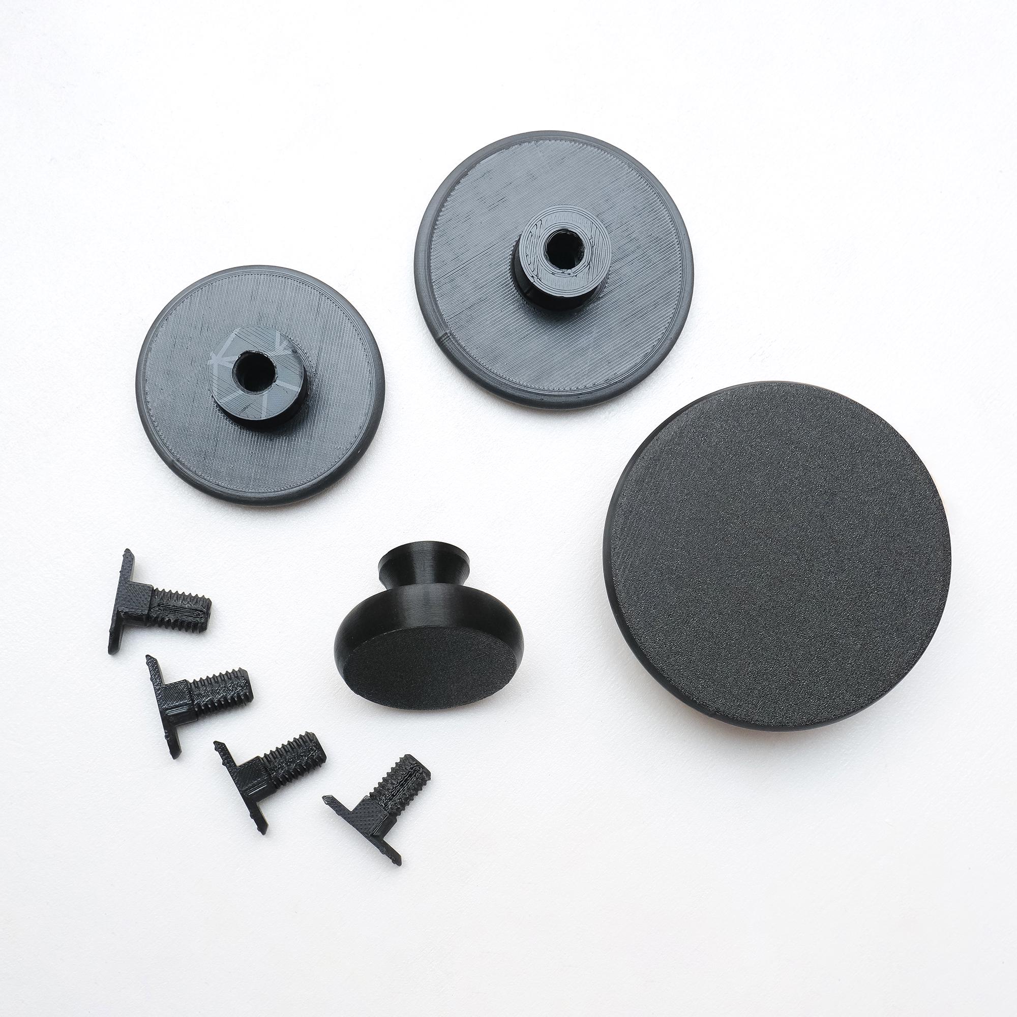 Acoustic Panel Hooks, 3D Printed Black Coat Hooks acoustic Panel ...