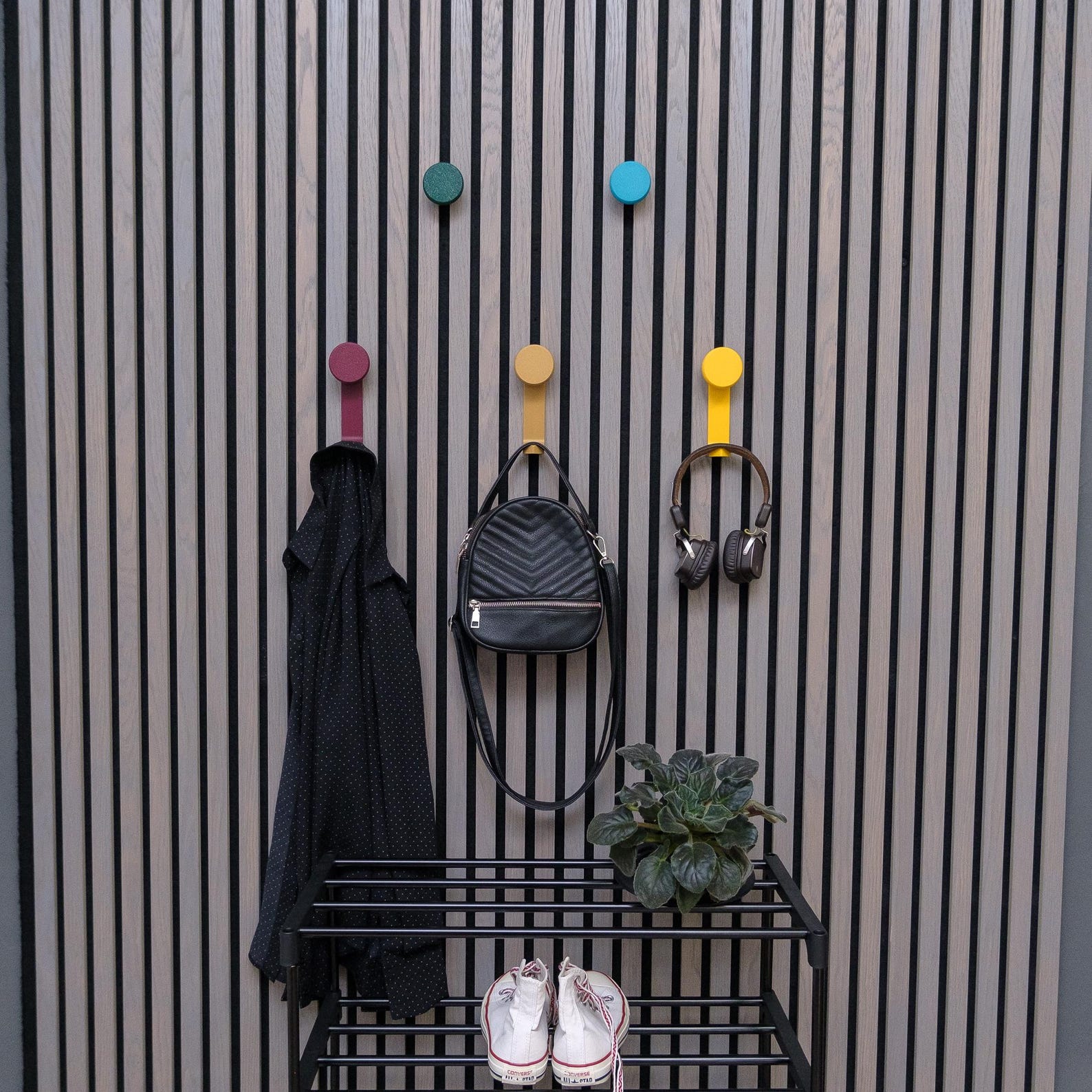 Colorful 3D Printed Acoustic Panel Hooks, Acoustic Slat Wall Hooks ...