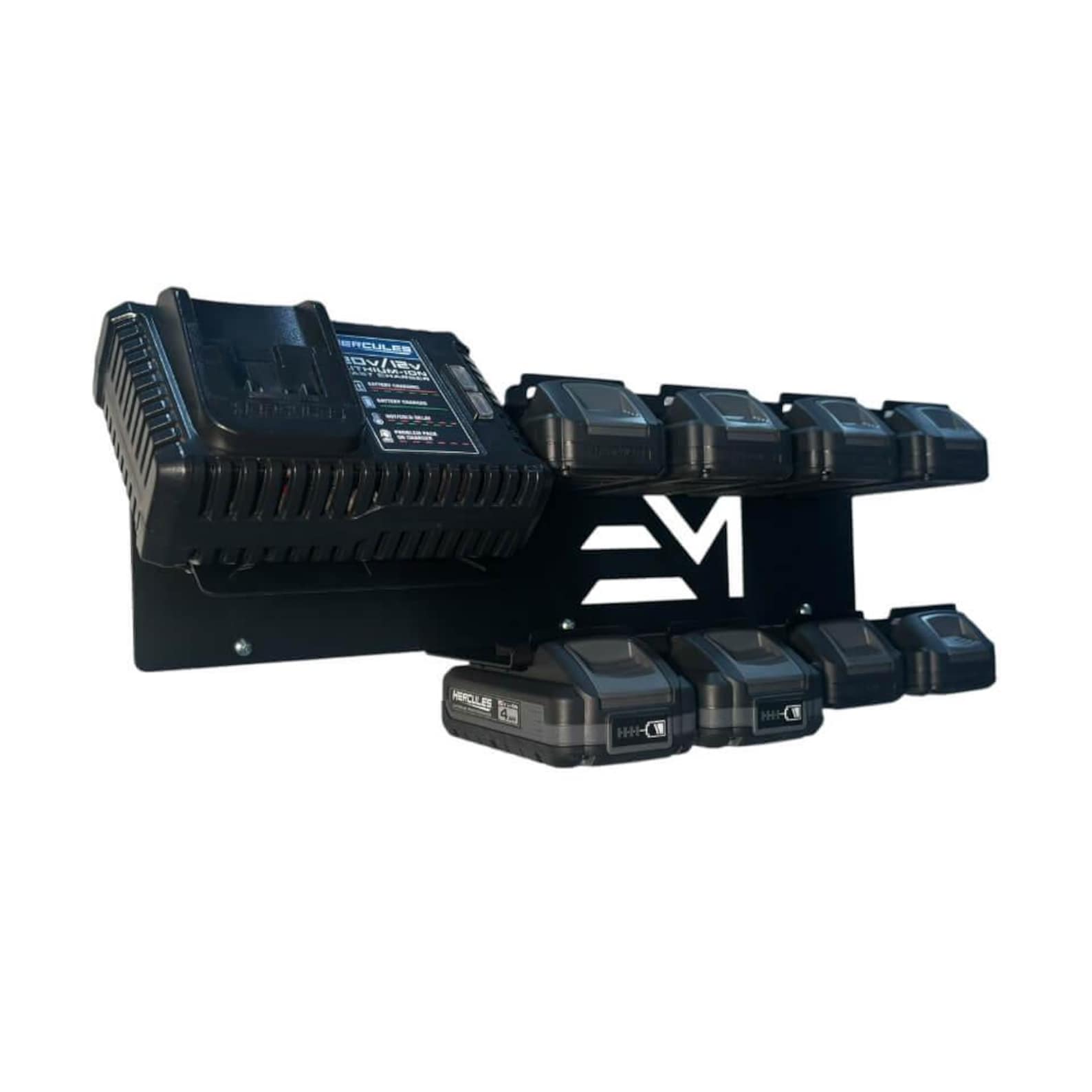 Hercules 20v Battery Organizer Charging Station / Rack / Hanger / Steel ...