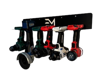 Universal 6-slot Cordless Tool Organizer / Rack / Hanger / Steel / FREE ...