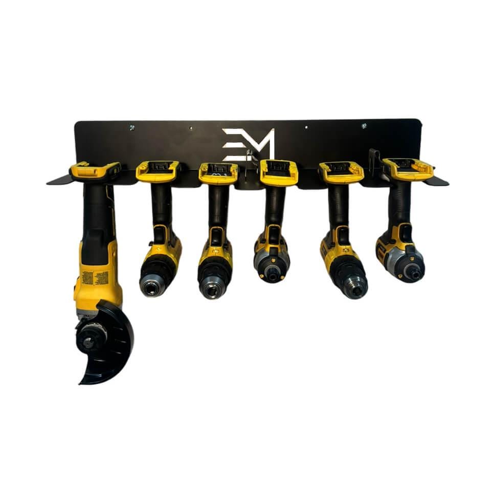 Dewalt 20v 6-slot Drill Organizer: Steel Power Tool Rack - Etsy