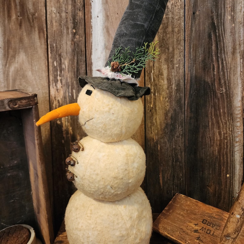 Primitive Snowman - Etsy