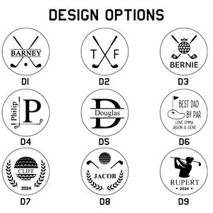 Personalized Golf Bag Tag, Engraved Leather Golf Bag Tag With Golf Tees ...