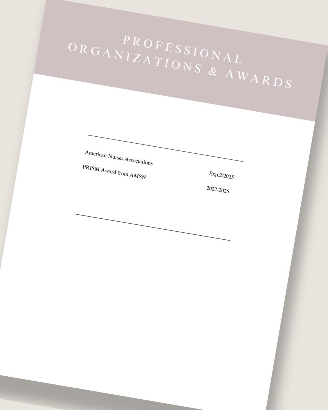 Nursing Portfolio Template – Canva Editable Design - Etsy