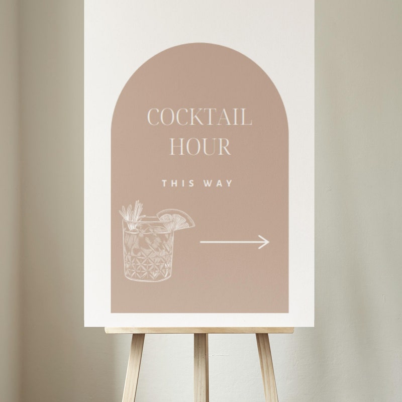 Cocktail Hour Sign - Etsy