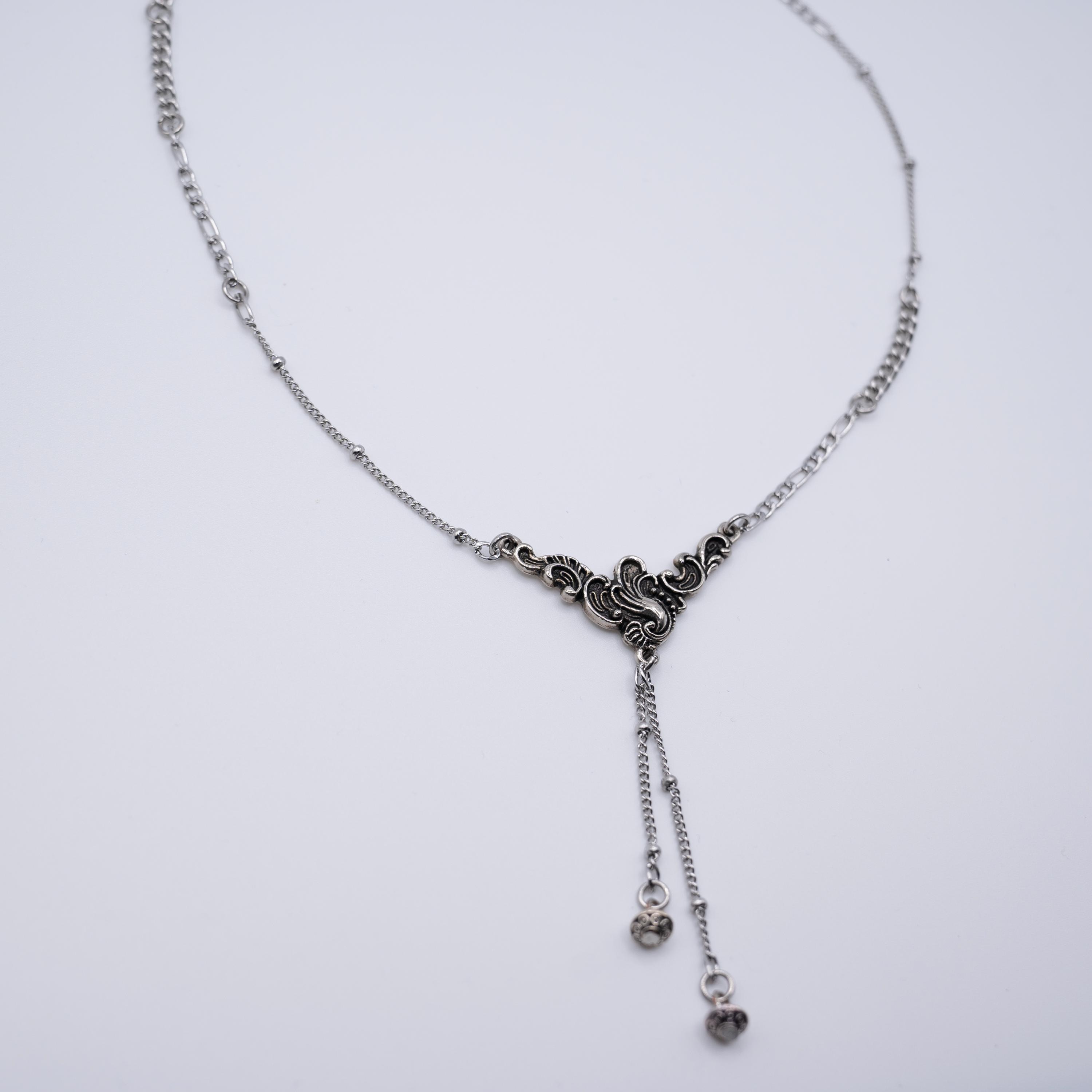 Silver Bolo Inspired Necklace - Etsy
