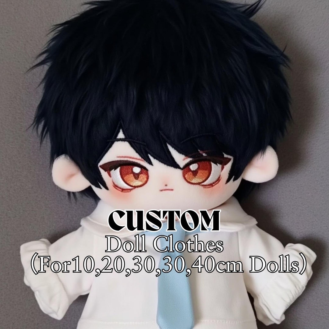 Customized 10/20//30/40 Cm Plush Doll Clothes,oc Clothes,handmade Doll ...