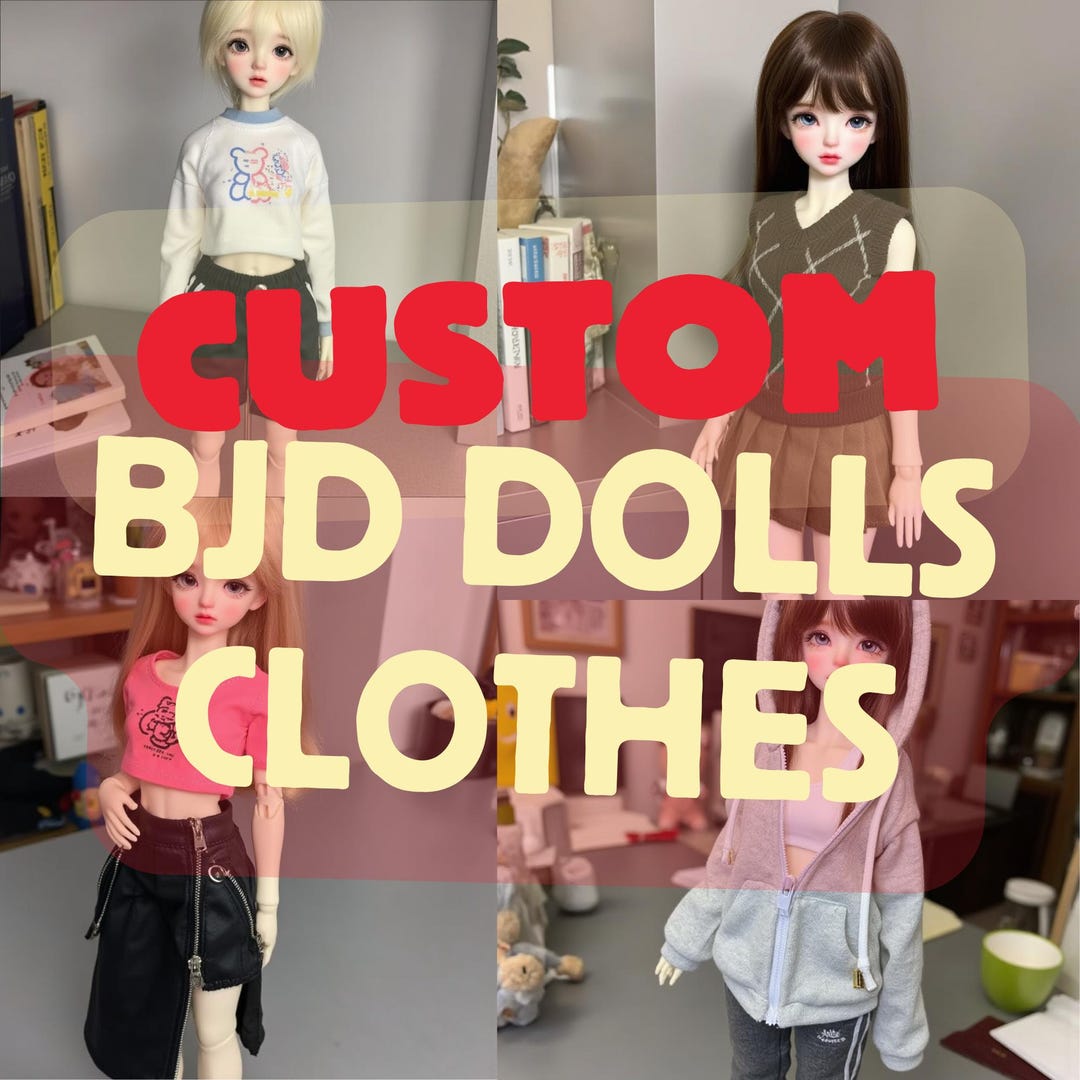 Customized BJD Doll Clothes,ob11,ob12,chibi,oc Clothes,handmade Doll ...
