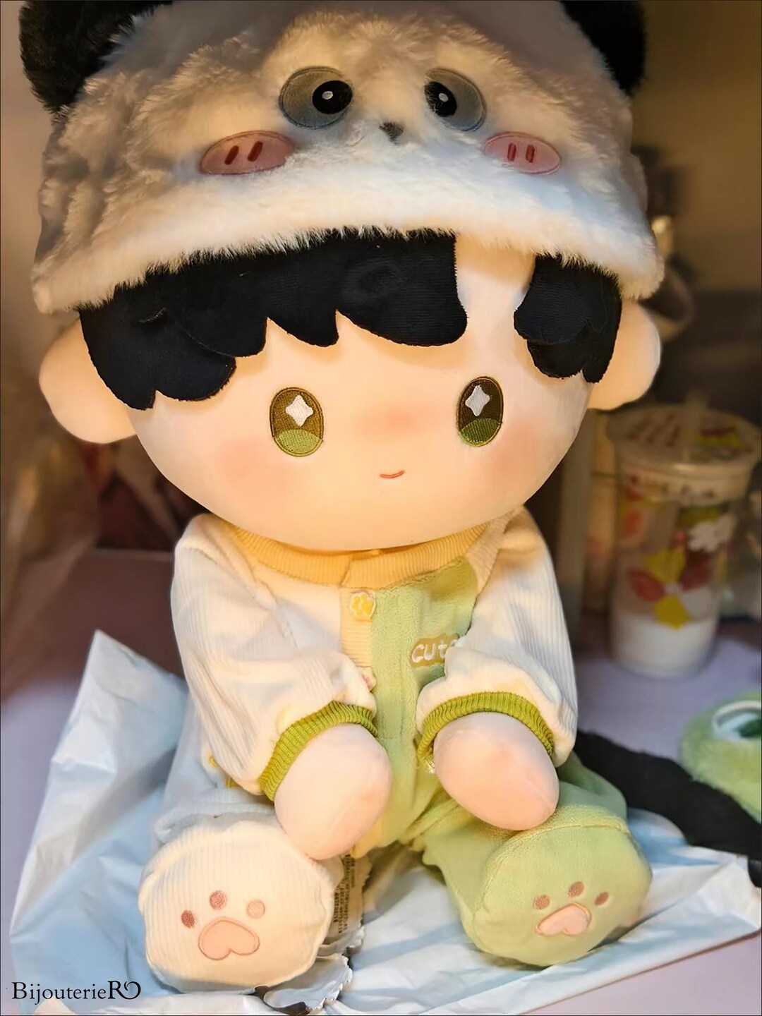Cute Sheep & Panda Set for 40cm Plush Doll,plush Doll's Clothes,clothes ...