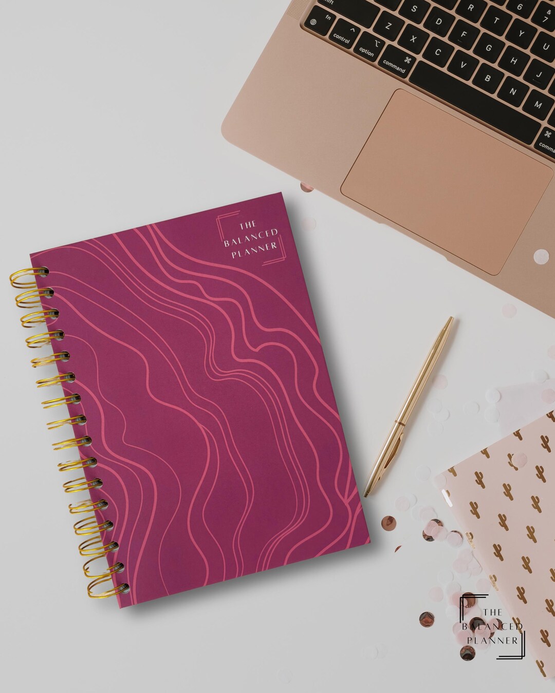 The Balanced Planner: A5 Size | Undated Wire Coil Daily Planner for ...