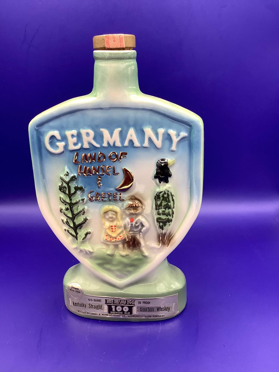 Vtg 1971-'72 Jim Beam Germany Land of Hansel & Gretel Liquor Bottle ...
