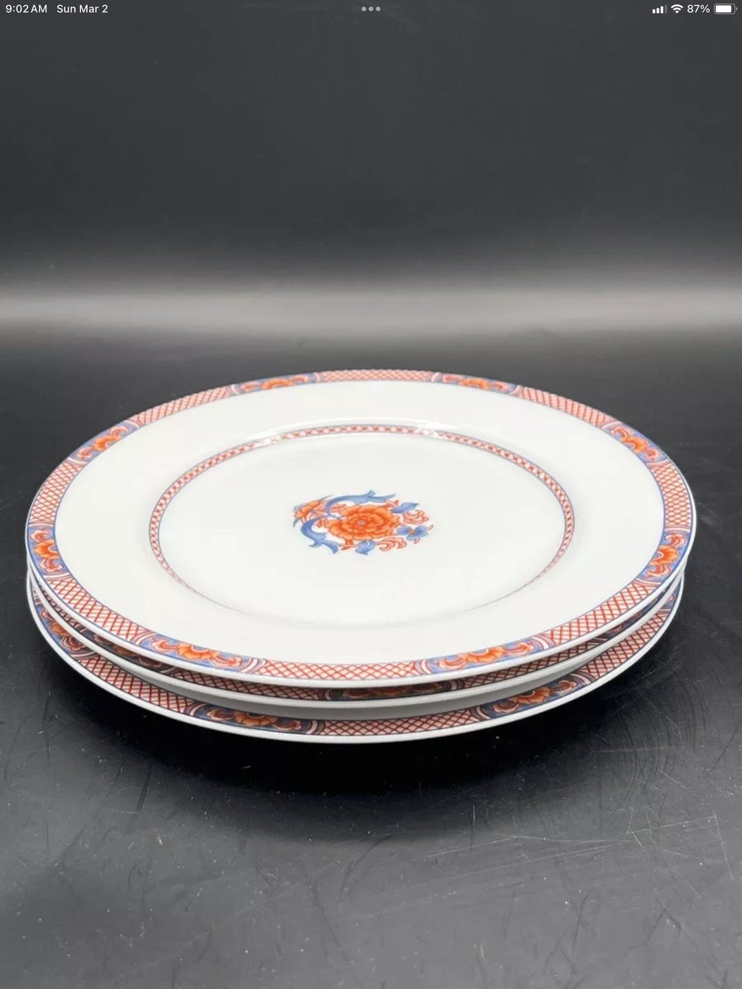 Fitz and Floyd Regency Salad Dessert Plates 7 1/2 Inch Set of 3 - Etsy