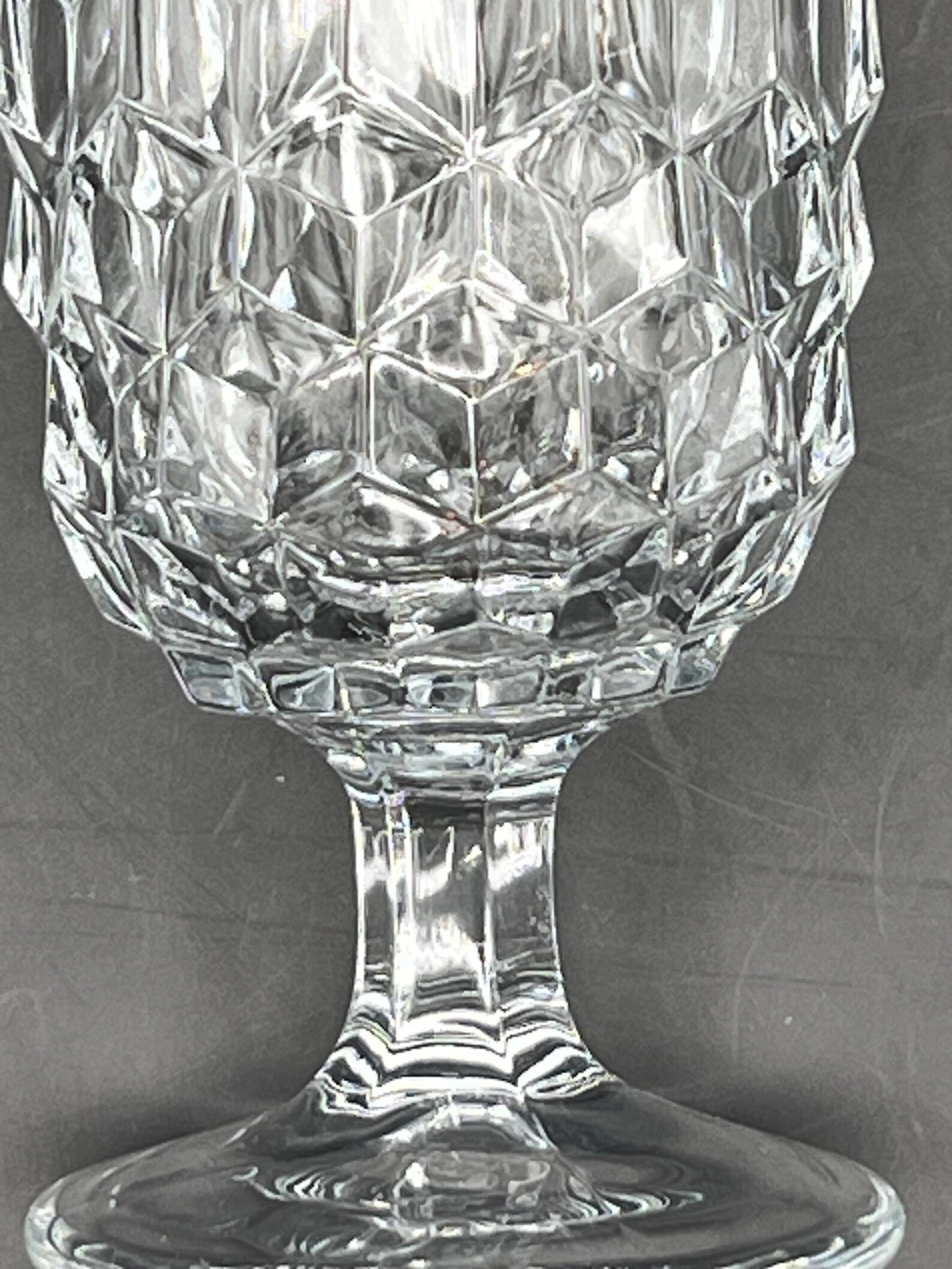 Fostoria American Footed Water Goblet Excellent Condition Vintage 5.5 ...