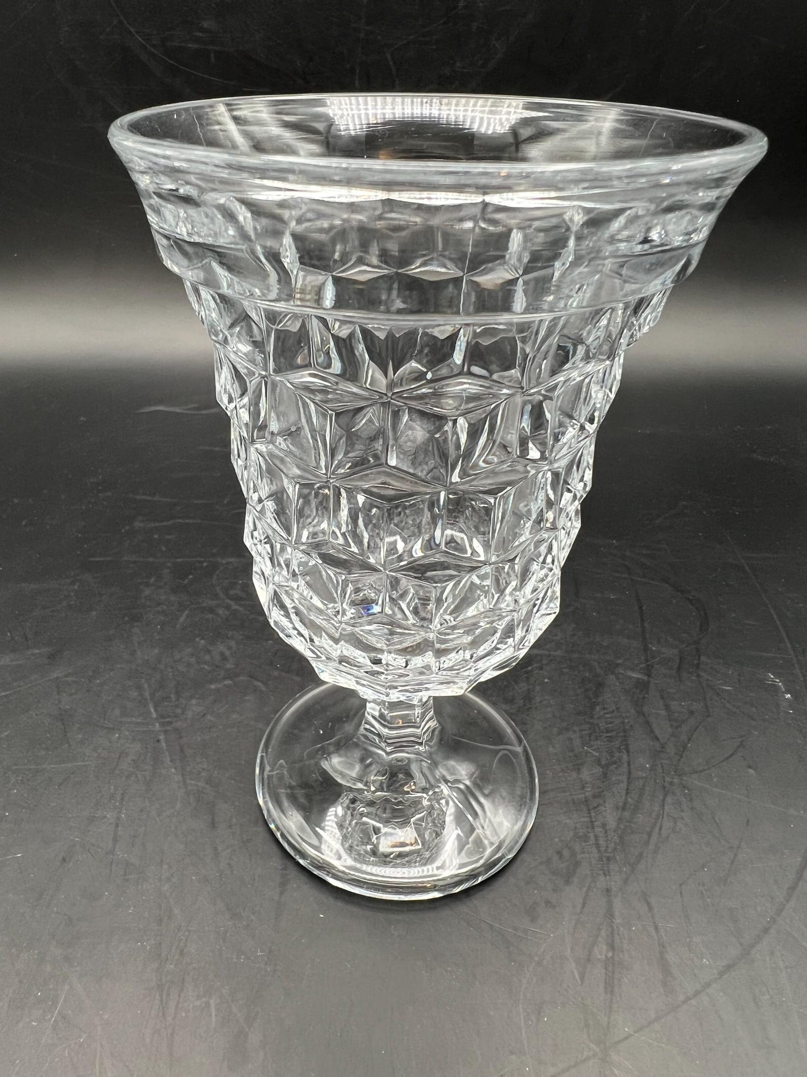 Fostoria American Footed Water Goblet Excellent Condition Vintage 5.5 ...