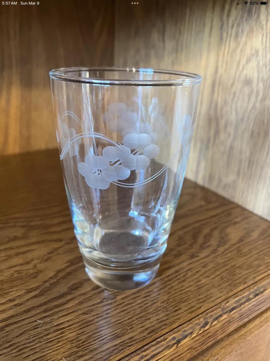 Set Of5 Vintage 1950s Libbey Crystal Garland 14oz Cooler Safedge ...