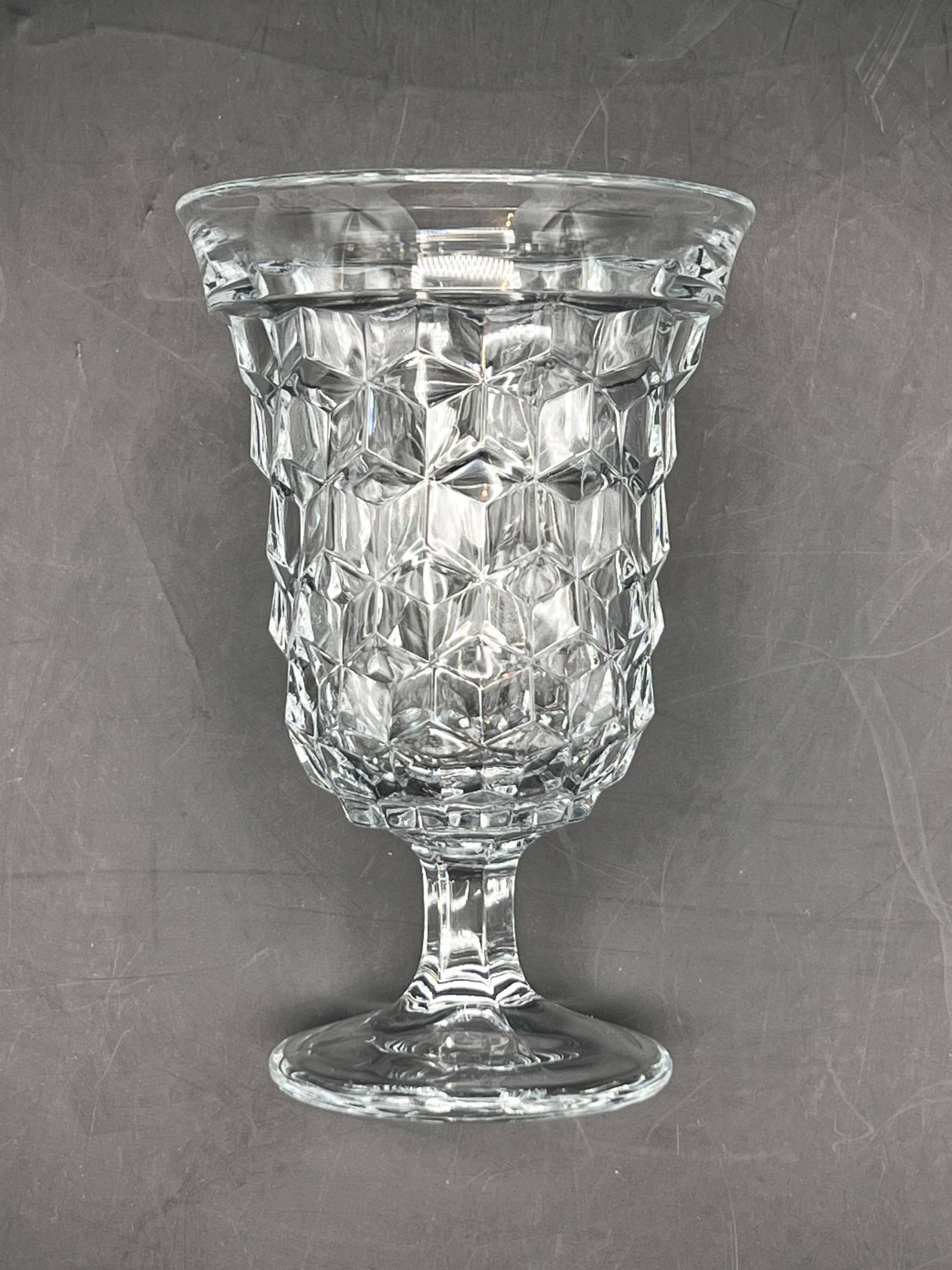 Fostoria American Footed Water Goblet Excellent Condition Vintage 5.5 ...